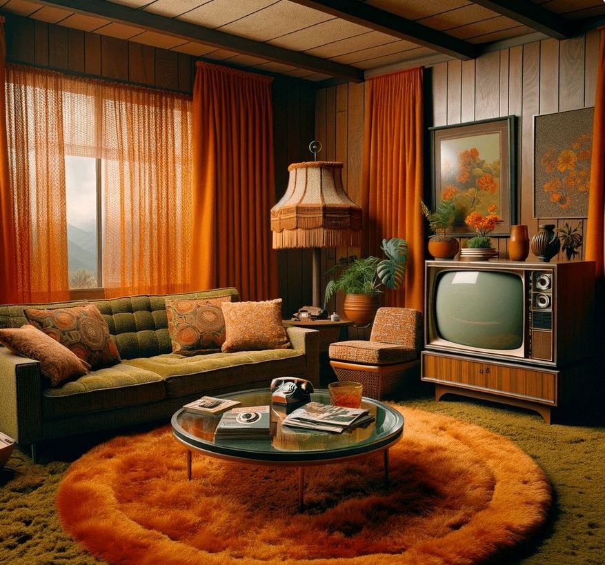 A Step-by-Step Guide to Recreating a Stylish 70s Living Room ...
