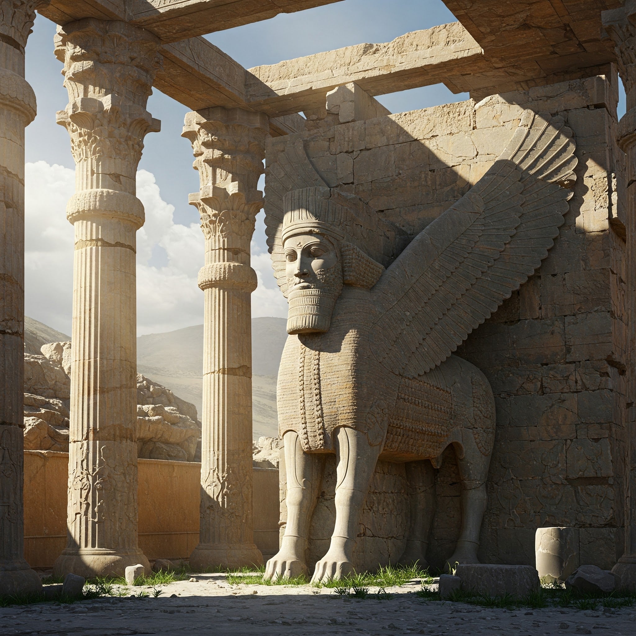 Understanding the Zoroastrian Lamassu Statue: A Symbol of Protection a ...