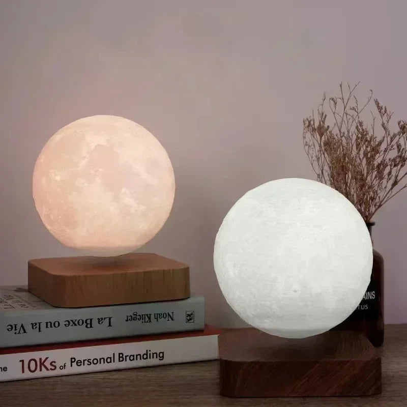 360° Rotating and Levitating 3D Moon Lamp – HighEmporium.com